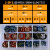 aakip™-100pcs/ 245pcs Assorted Sealing Gasket Set – aakip.com