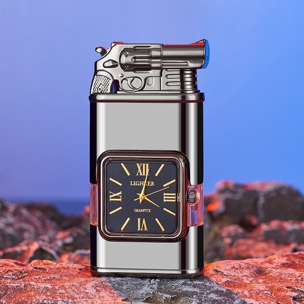 aakip™-Windproof Lighter Vintage Watch Bezel Jet flame Torch – aakip.com
