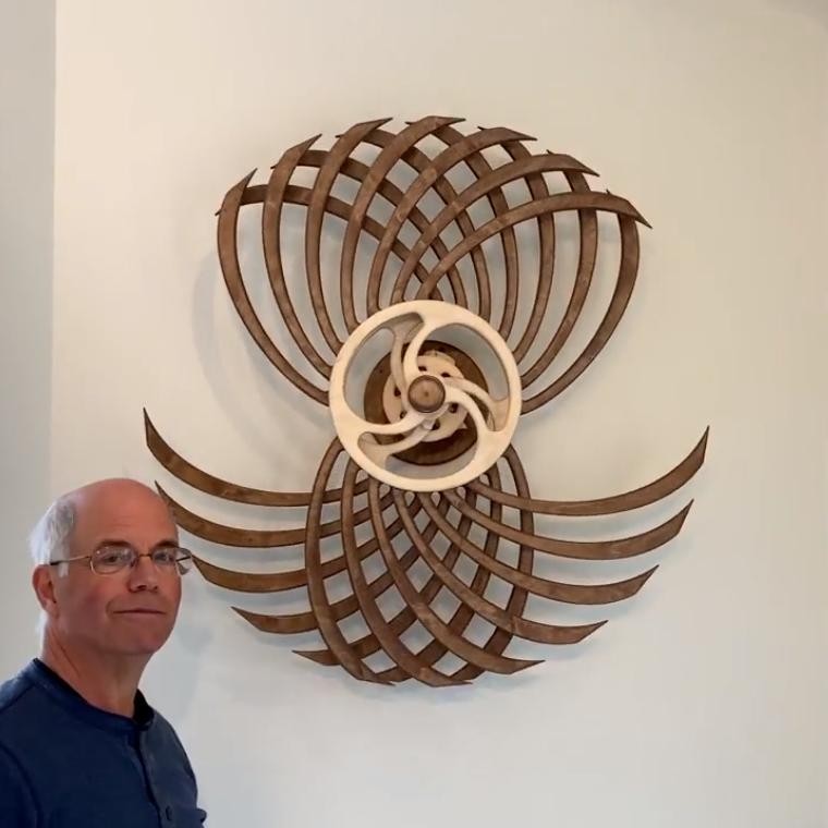 🍂100% Handmade Kinetic Wooden Sculpture – aakip.com